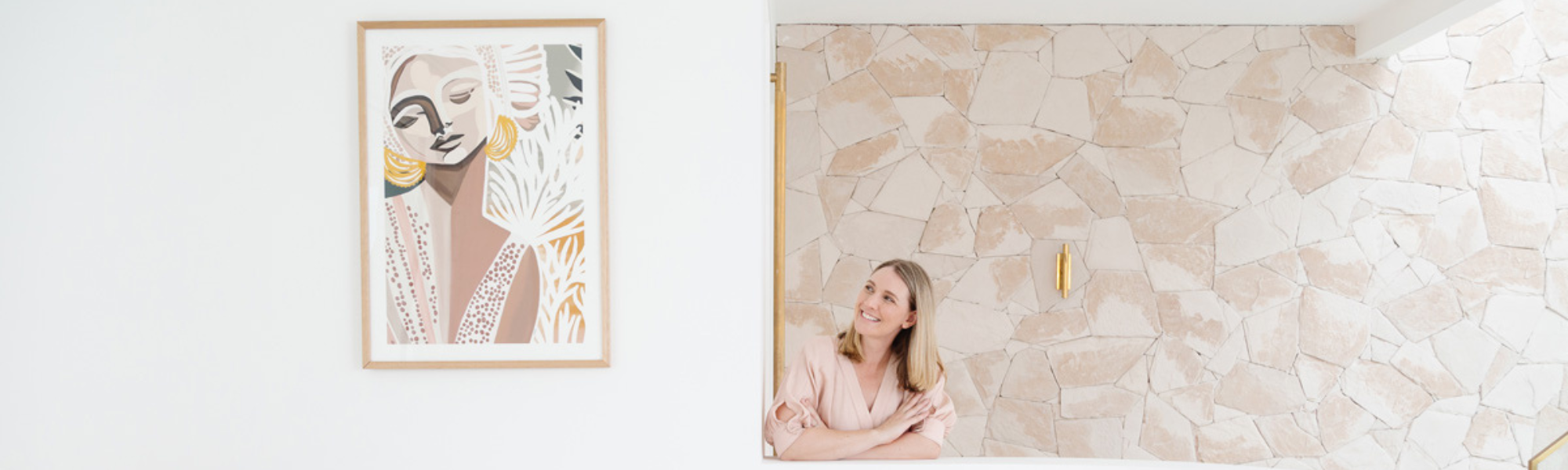 How to use canvas wall art in small spaces | Hanging art in small ...