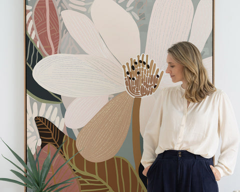 Palms - Framed Canvas Print – Haven Prints