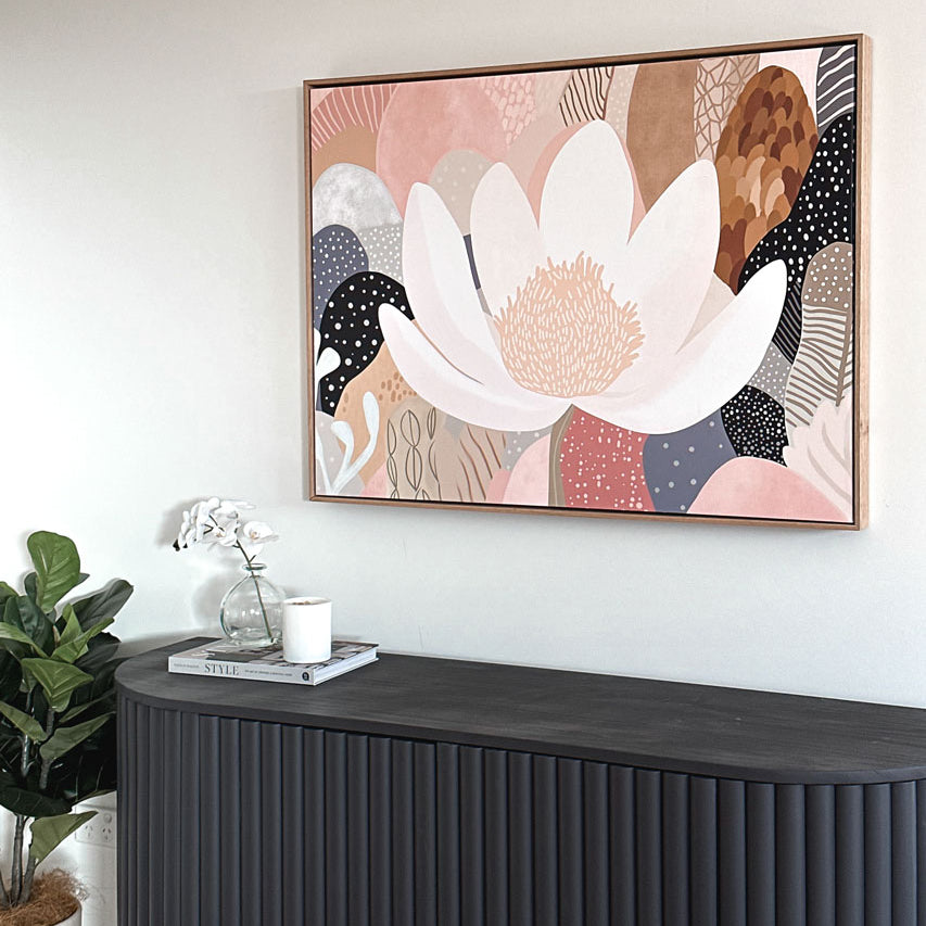 Magnolia Framed Canvas - Haven Prints