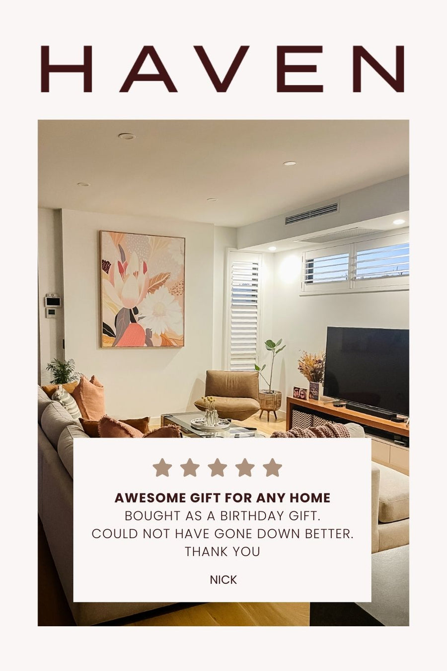 Halcyon Canvas Print - Serene Spring Artwork by Haven Prints